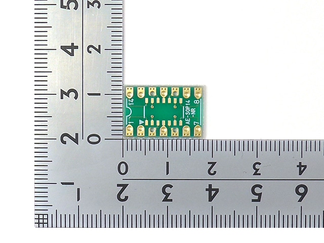 SOP14ピン変換基板: 基板・ブレッドボード・ラグ板 秋月電子通商-電子部品・ネット通販