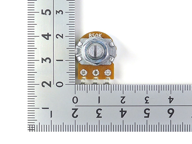 小型ボリューム 50KΩB: 受動部品 秋月電子通商-電子部品・ネット通販