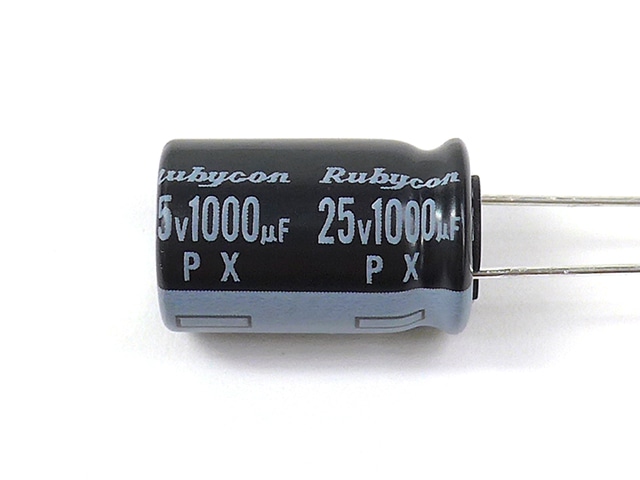電解コンデンサー1000μF25V105℃ ルビコンPX: 受動部品 秋月電子通商-電子部品・ネット通販