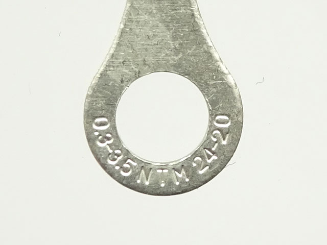 銅線用裸圧着端子(R形)丸形 R0.3-3.5: ケーブル・コネクタ 秋月電子通商-電子部品・ネット通販