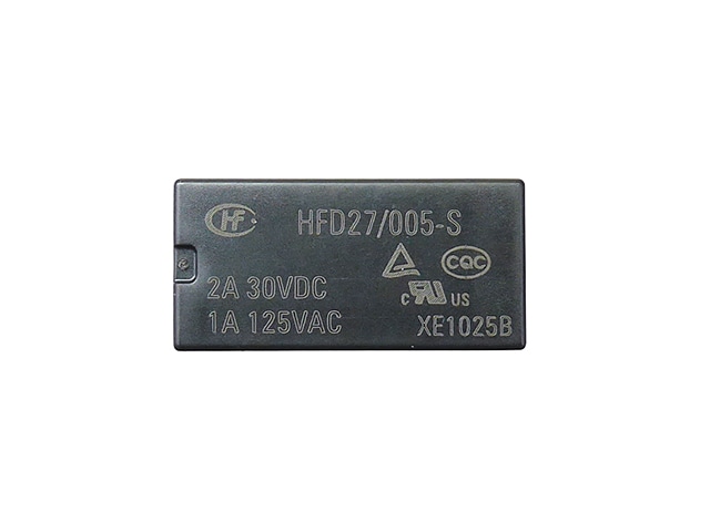 5V小型リレー 接点容量:2A 2回路C接点 HFD27/005-S: 制御部品・駆動部品 秋月電子通商-電子部品・ネット通販